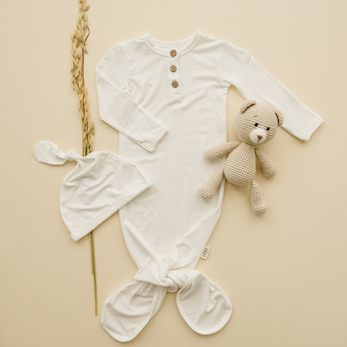 The Haven Knot Gown + Hat Bundle – Emory & Hope
